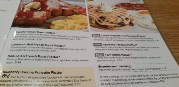Perkins Menu & Prices – Menu Price