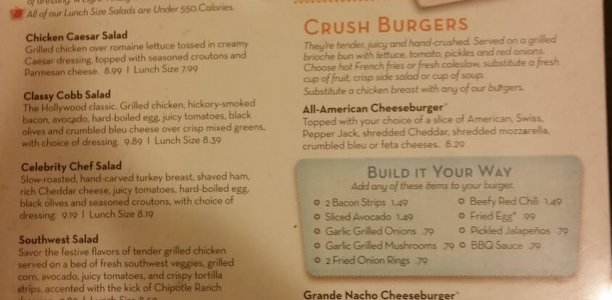 Village Inn Menu Prices